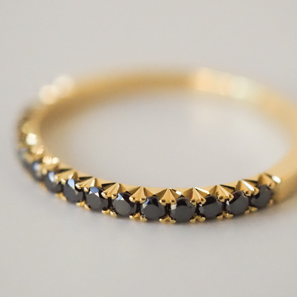 CASTLE RING - BLACK DIAMONDS – PIAZ JEWELRY