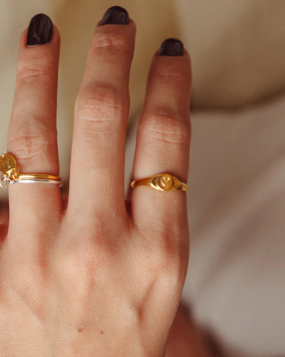 MINI SIGNET RING – PIAZ JEWELRY LLC